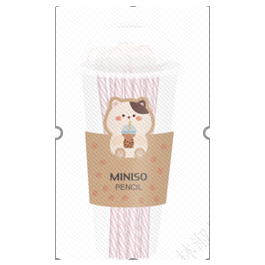Milk Tea Series Pencils Set (12 Pack)(Kitten) - MINISO