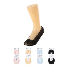 Non-slip Series-Women's Lace No-show Socks 2 Pairs - MINISO