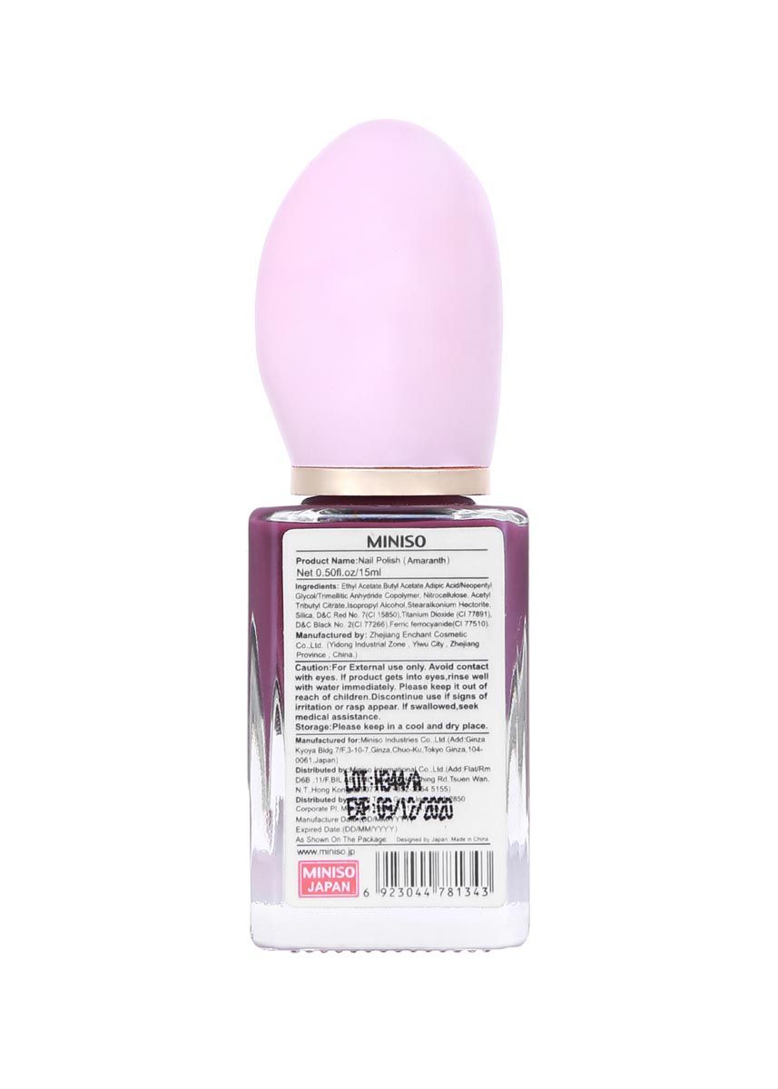 Nail Polish(Amaranth) - MINISO