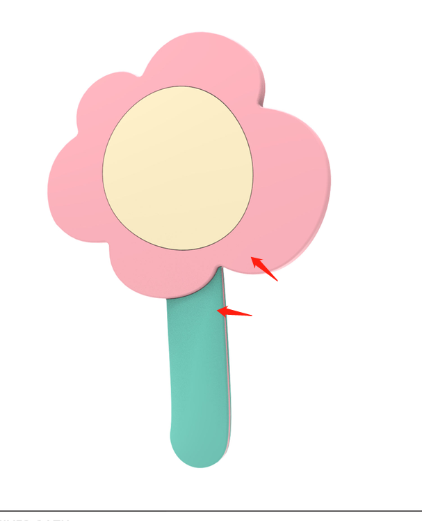 Sunrise Sunflowers Handheld Mirror - MINISO