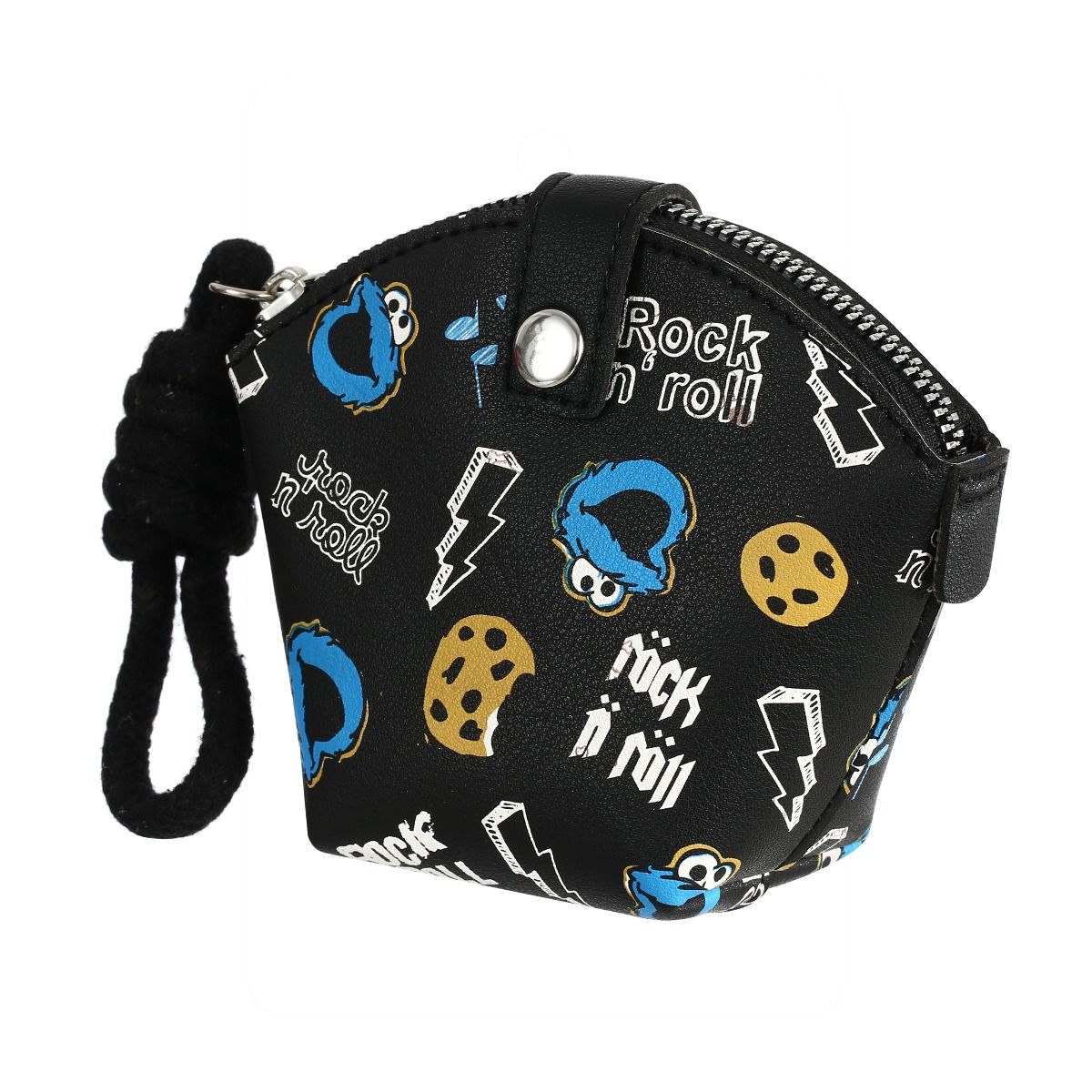 Sesame Street Coin Purse (Black) - MINISO