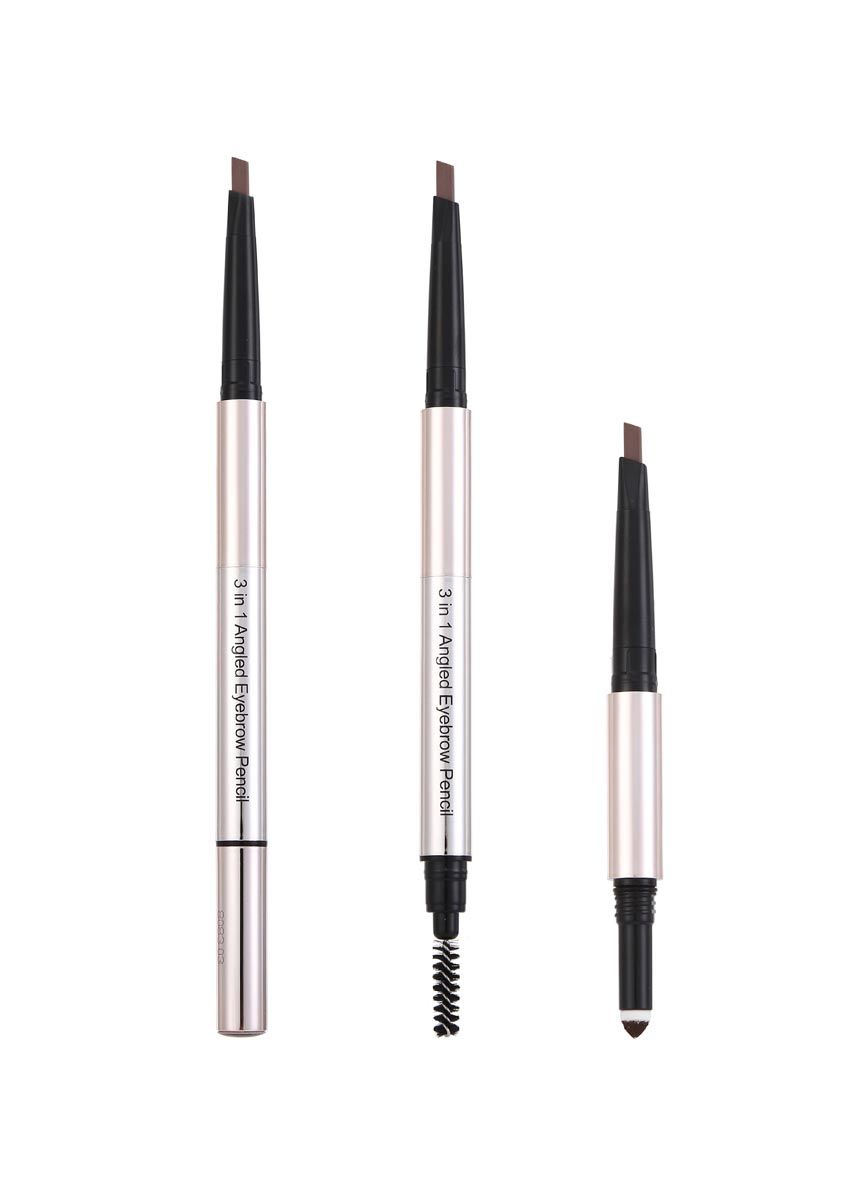 3 in 1 Angled Eyebrow Pencil( 08 Soft Brown) - MINISO